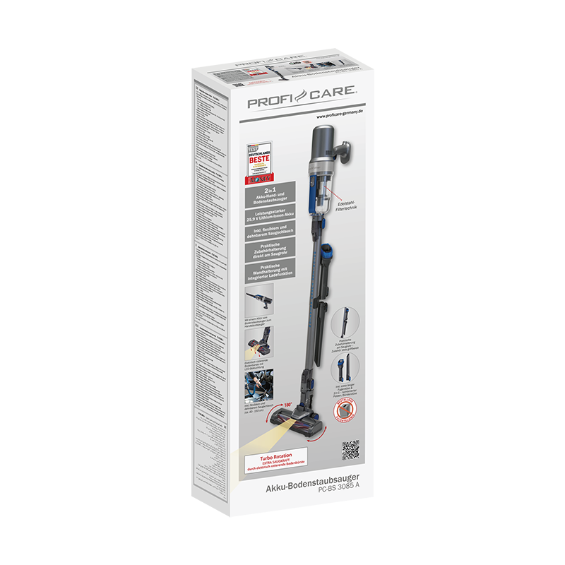 Aspirateur 2en1 à main et balai sans fil 25,9V Proficare PC-BS 3085 A ...